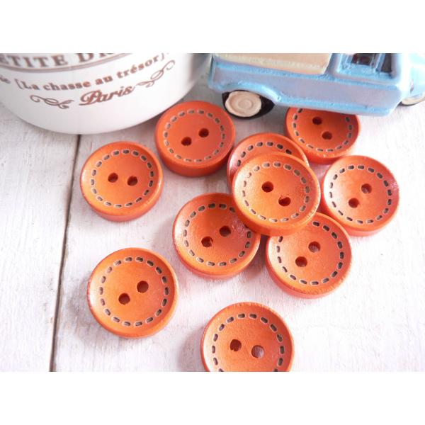 新品素材：ウッド【サイズ】直径15mm★色柄のあるものは、アソートになりますので、柄はお選びいただけません。　お写真ない柄が入る場合もございます♪☆海外輸入品のため、色むら、プリントの不鮮明やズレ、ロットによる色味の違いなど多少作りが雑な場...