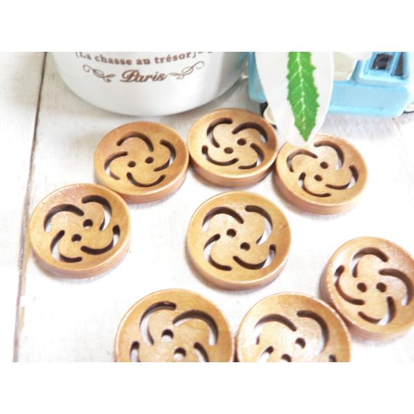 新品素材：ウッド【サイズ】直径 20mm★色柄のあるものは、アソートになりますので、柄はお選びいただけません。　お写真ない柄が入る場合もございます♪☆海外輸入品のため、色むら、プリントの不鮮明やズレ、ロットによる色味の違いなど多少作りが雑な...