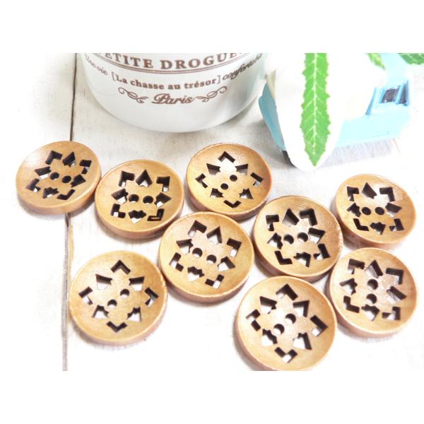 新品素材：ウッド【サイズ】直径 20mm★色柄のあるものは、アソートになりますので、柄はお選びいただけません。　お写真ない柄が入る場合もございます♪☆海外輸入品のため、色むら、プリントの不鮮明やズレ、ロットによる色味の違いなど多少作りが雑な...