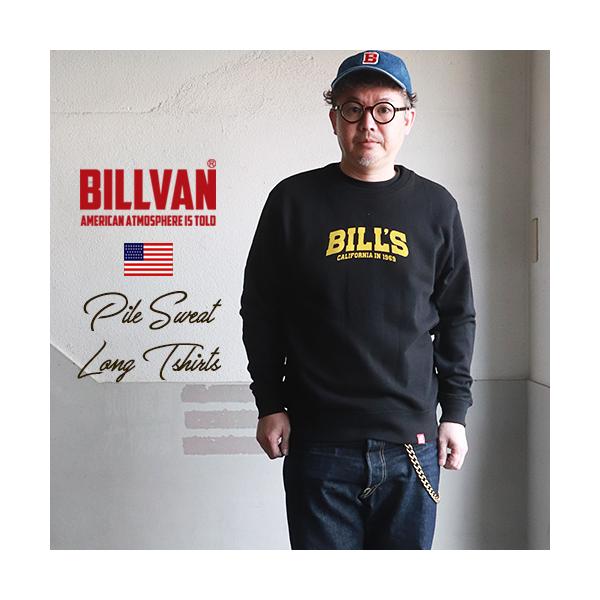 オールドライクなアメカジスタイルをコンセプトに掲げるブランド「BILLVAN（ビルバン）」より、快適にロングシーズン着まわせるミニ裏毛生地が魅力的なプリント・スウェットのご紹介です♪■サイズ/着丈/身幅/肩幅/袖丈/■（M）/67cm/50...