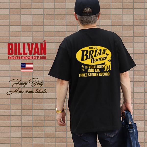 オールドライクなアメカジスタイルをコンセプトに掲げるブランド「BILLVAN（ビルバン）」より、ヘビーな丸胴ボディーを使用したアメカジプリントTシャツのご紹介です♪■サイズ/着丈/身幅/肩幅/袖丈/■（M）/70cm/52cm/47cm/2...
