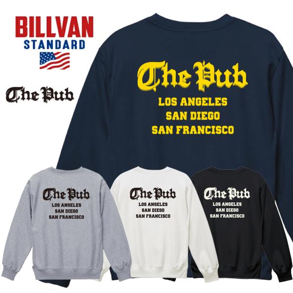 オールドライクなアメカジスタイルをコンセプトに掲げるブランド「BILLVAN（ビルバン）」より、いかにも頼もしいヘビーウェイト生地を使用した裏起毛プリントスウェットのご紹介です♪■サイズ/着丈/身幅/肩幅/袖丈/■（M）/67cm/55cm...