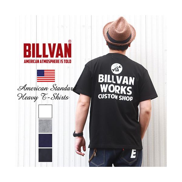 オールドライクなアメカジスタイルをコンセプトに掲げるブランド「BILLVAN（ビルバン）」より、ヘビーな丸胴ボディーを使用したアメカジプリントTシャツのご紹介です♪■サイズ/着丈/身幅/肩幅/袖丈/■（M）/70cm/52cm/47cm/2...