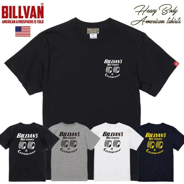 オールドライクなアメカジスタイルをコンセプトに掲げるブランド「BILLVAN（ビルバン）」より、ヘビーな丸胴ボディーを使用したアメカジプリントTシャツのご紹介です♪■サイズ/着丈/身幅/肩幅/袖丈/■（M）/70cm/52cm/47cm/2...