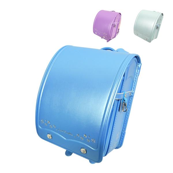 【発売日：2022年06月15日】雪の結晶のシンプルな箔押しプリントが素敵♪アナと雪の女王の上品でかわいいランドセルが登場です。軽い・丈夫・お手入れ簡単の人工皮革である帝人コードレを使用、安心して6年間お使いいただけます。エルサがプリントさ...