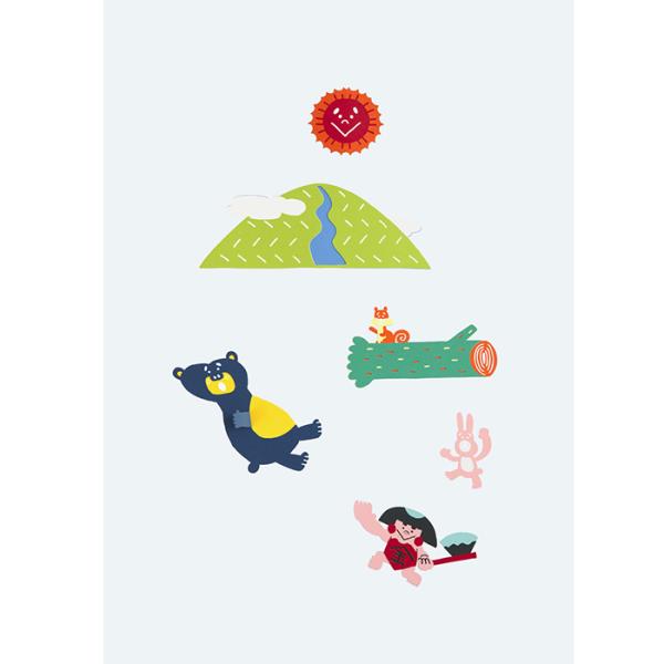 日本生まれのマニュモビール紙と糸のみで作られ、日本らしい優しさと温かみに溢れています。軽量なので取付けも簡単。万が一落ちても安全です。「金太郎」金太郎さんがくまさんとおすもうをとっている楽しい場面です。イラストは、高知県で大人気のイラストレ...