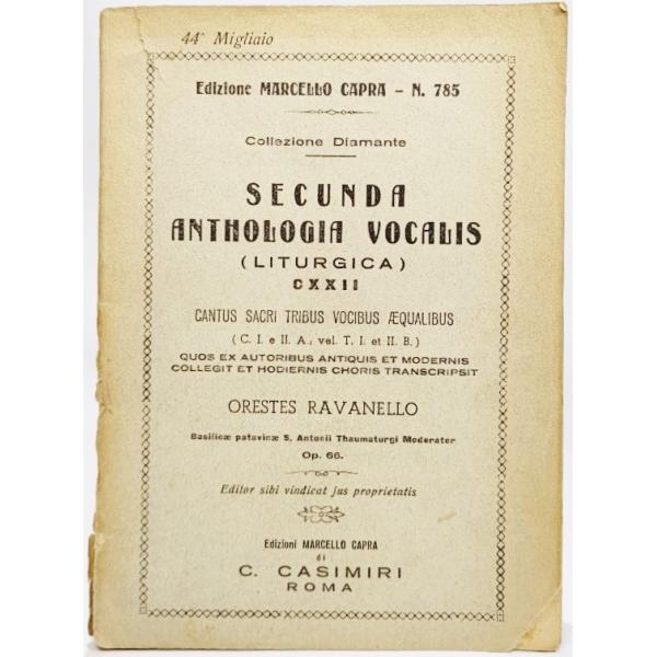 ・本の形態 :楽譜（イタリア語）・本のサイズ ：17×12.5cm・ページ数 ：203p・発行年 ：不明・ISBN：なし◆本の状態：並下〜難/・劣化非常に多くあり。表紙の破れ、やけ、シミ。天地小口にやけ。本編中にもやけ、シミあり。通読は可能。