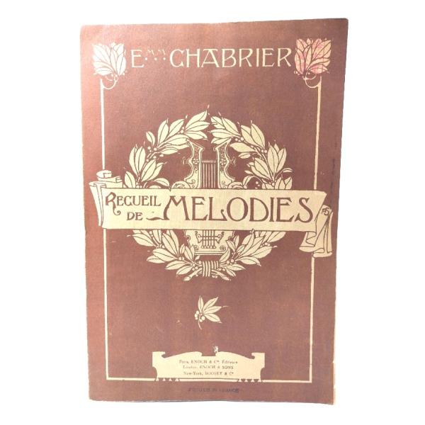 ・本の形態：大型本(ペーパーバック)(楽譜,フランス語)・サイズ：28×19cm・ページ数：119p・発行年：不明・ISBN ：なし・本の状態：並下・経年劣化非常に多くあり。・表紙/全体にヤケあり。表面の右上に蔵書印あり。・本体/天地小口に...