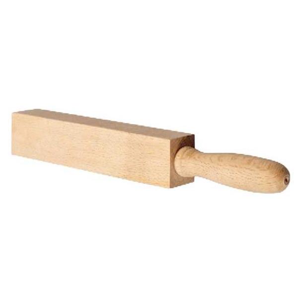 鉄でできた目打ちは通常の金づちですと金属どうしが反発しあって力が入りにくく危険ですが、目打ちをたたくためのタタキは樫材製で使いやすい握りやすく。衝撃を吸収し安全に効率よく作業することができます。目打作業には、目打台とあわせて使用されることを...