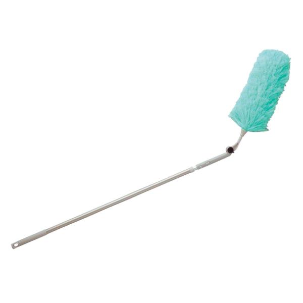 本棚の上部や天板のホコリも静電気でしっかりキャッチ。ヘッド部分が角度調整ができるので脚立を使わずに掃除することができます。ヘッドを取り外して、手持ちでライブラリーダスターとしても使用可能です。汚れても洗って繰り返し使えるため経済的です。内容...