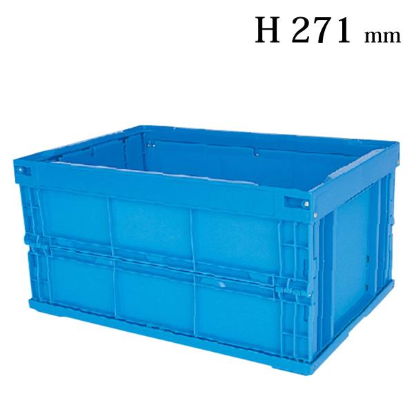 折り畳みができ、収納にも便利なコンテナボックス。未使用時は折り畳むことができるので、保管も場所をとりません。本体サイズ：W 530 × D 366 × H 271 mm内寸サイズ：W 490 × D 332 × H 249 mm折り畳み時の...