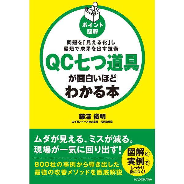 ※商品画像はイメージや仮デザインが含まれている場合があります。帯の有無など実際と異なる場合があります。著:藤澤俊明出版社:KADOKAWA発売日:2025年10月キーワード:ポイント図解QC七つ道具が面白いほどわかる本問題を「見える化」し最...