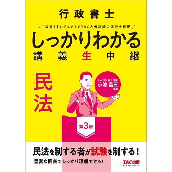 ※商品画像はイメージや仮デザインが含まれている場合があります。帯の有無など実際と異なる場合があります。編著:TAC株式会社（行政書士講座）出版社:TAC株式会社出版事業部発売日:2024年11月キーワード:行政書士しっかりわかる講義生中継民...