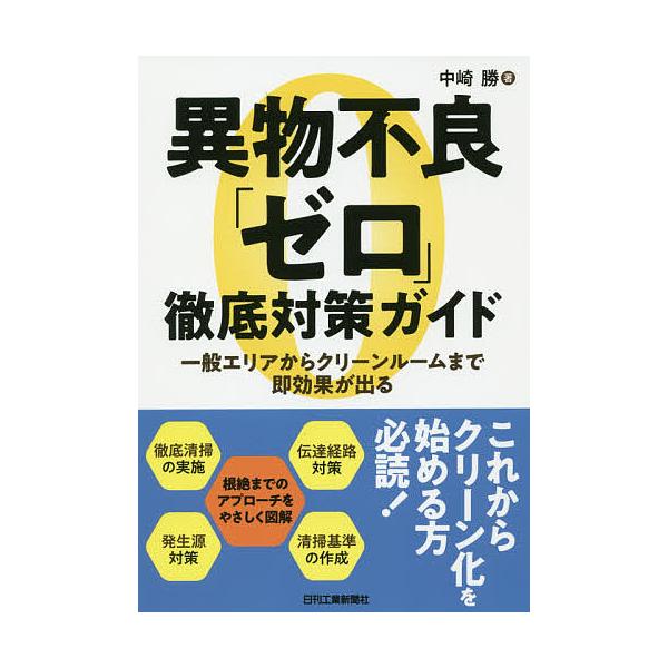 ※商品画像はイメージや仮デザインが含まれている場合があります。帯の有無など実際と異なる場合があります。著:中崎勝出版社:日刊工業新聞社発売日:2019年11月キーワード:異物不良「ゼロ」徹底対策ガイド一般エリアからクリーンルームまで即効果が...