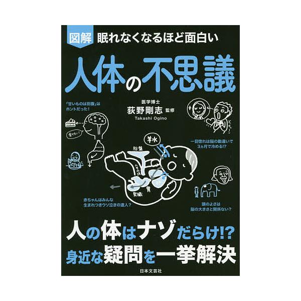 ※商品画像はイメージや仮デザインが含まれている場合があります。帯の有無など実際と異なる場合があります。監修:荻野剛志出版社:日本文芸社発売日:2020年02月キーワード:図解眠れなくなるほど面白い人体の不思議荻野剛志 ずかいねむれなくなるほ...