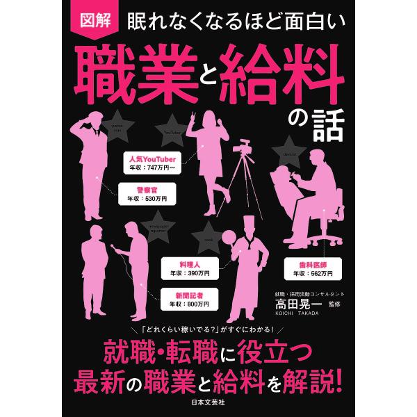 ※商品画像はイメージや仮デザインが含まれている場合があります。帯の有無など実際と異なる場合があります。監修:高田晃一出版社:日本文芸社発売日:2021年12月キーワード:図解眠れなくなるほど面白い職業と給料の話高田晃一 ずかいねむれなくなる...