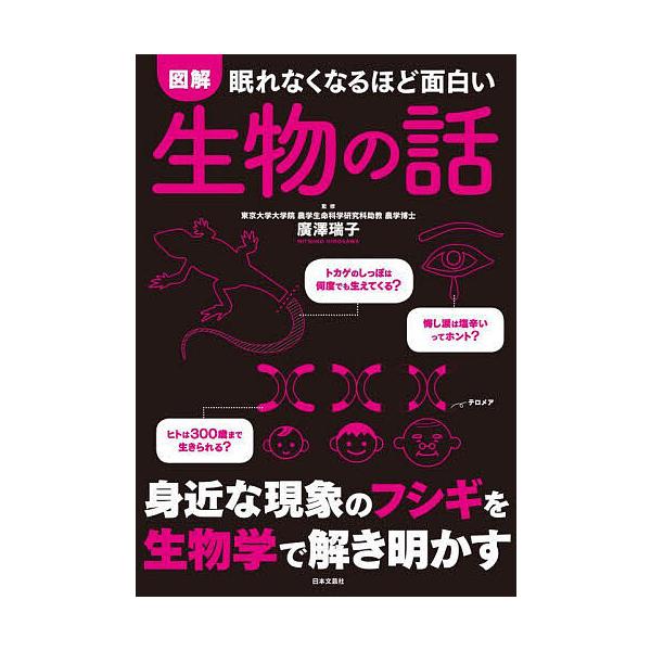 ※商品画像はイメージや仮デザインが含まれている場合があります。帯の有無など実際と異なる場合があります。監修:廣澤瑞子出版社:日本文芸社発売日:2025年08月キーワード:図解眠れなくなるほど面白い生物の話廣澤瑞子 ずかいねむれなくなるほどお...