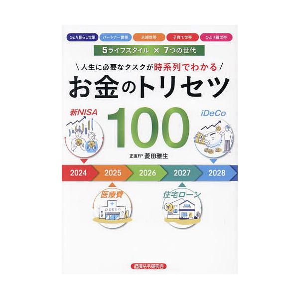 ※商品画像はイメージや仮デザインが含まれている場合があります。帯の有無など実際と異なる場合があります。著:菱田雅生出版社:経済法令研究会発売日:2024年06月キーワード:お金のトリセツ１００人生に必要なタスクが時系列でわかる菱田雅生 ビジ...