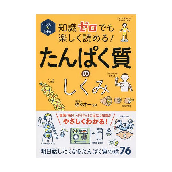 ※商品画像はイメージや仮デザインが含まれている場合があります。帯の有無など実際と異なる場合があります。監修:佐々木一出版社:西東社発売日:2021年10月キーワード:イラスト＆図解知識ゼロでも楽しく読める！たんぱく質のしくみ佐々木一 健康 ...