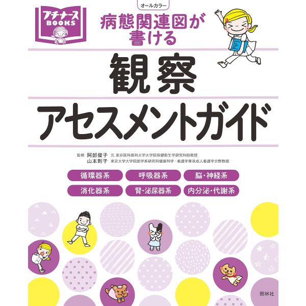 ※商品画像はイメージや仮デザインが含まれている場合があります。帯の有無など実際と異なる場合があります。監修:阿部俊子　監修:山本則子　編集:鈴木美穂出版社:照林社発売日:2015年11月シリーズ名等:プチナースBOOKSキーワード:病態関連...