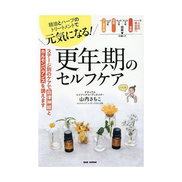 ※商品画像はイメージや仮デザインが含まれている場合があります。帯の有無など実際と異なる場合があります。著:山内さちこ出版社:BABジャパン発売日:2026年03月キーワード:精油とハーブのトリートメントで元気になる！更年期のセルフケアステー...