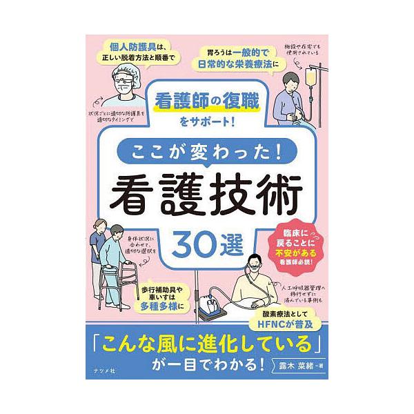※商品画像はイメージや仮デザインが含まれている場合があります。帯の有無など実際と異なる場合があります。著:露木菜緒出版社:ナツメ社発売日:2025年03月キーワード:看護師の復職をサポート！ここが変わった！看護技術３０選露木菜緒 かんごしの...