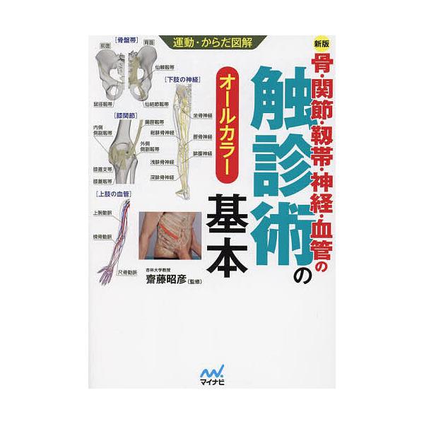 ※商品画像はイメージや仮デザインが含まれている場合があります。帯の有無など実際と異なる場合があります。監修:齋藤昭彦出版社:マイナビ出版発売日:2024年02月シリーズ名等:運動・からだ図解キーワード:骨・関節・靱帯・神経・血管の触診術の基...