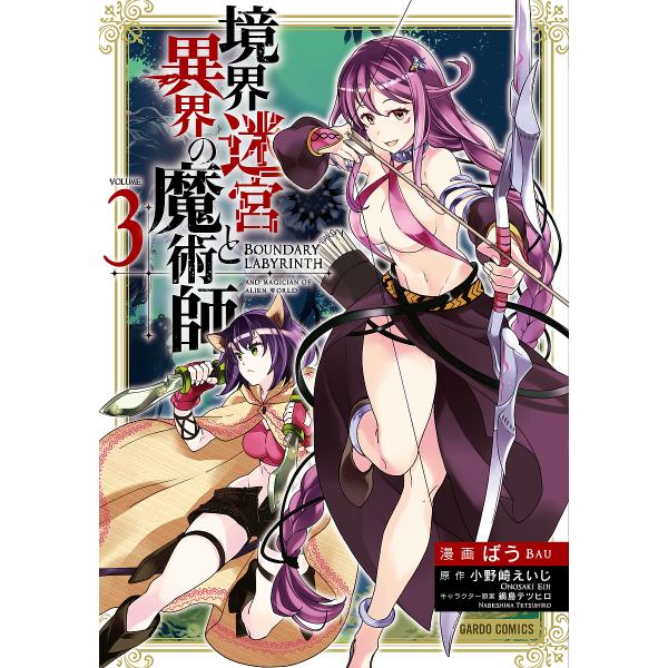 ※商品画像はイメージや仮デザインが含まれている場合があります。帯の有無など実際と異なる場合があります。漫画:ばう　原作:小野崎えいじ出版社:オーバーラップ発売日:2019年12月シリーズ名等:ガルドコミックス巻数:3巻キーワード:境界迷宮と...