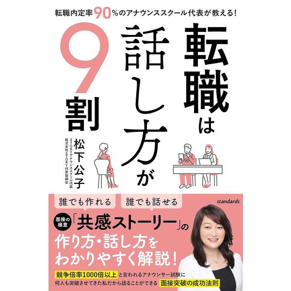 著:松下公子出版社:スタンダーズ・プレス発売日:2023年07月キーワード:転職は話し方が９割転職内定率９０％のアナウンススクール代表が教える！松下公子 ビジネス書 てんしよくわはなしかたがきゆうわりてんしよく／わ／ テンシヨクワハナシカタ...