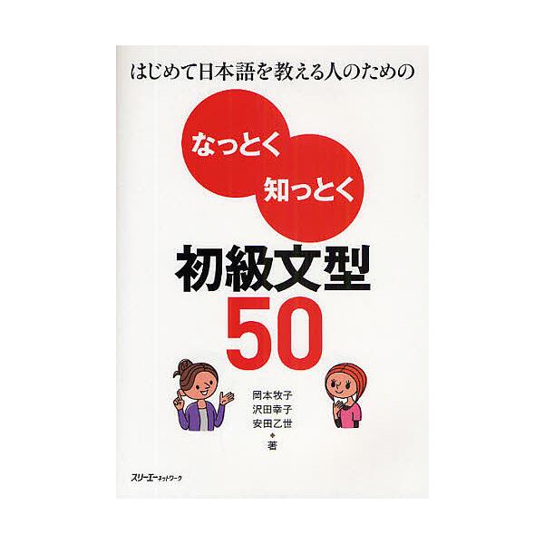※商品画像はイメージや仮デザインが含まれている場合があります。帯の有無など実際と異なる場合があります。著:岡本牧子出版社:スリーエーネットワーク発売日:2009年04月キーワード:はじめて日本語を教える人のためのなっとく知っとく初級文型５０...