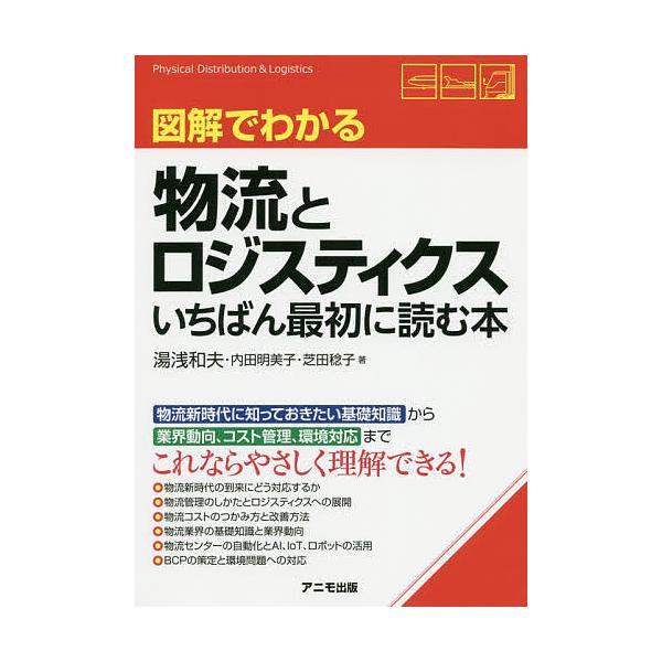 著:湯浅和夫　著:内田明美子　著:芝田稔子出版社:アニモ出版発売日:2020年01月キーワード:図解でわかる物流とロジスティクスいちばん最初に読む本湯浅和夫内田明美子芝田稔子 ビジネス書 ずかいでわかるぶつりゆうとろじすていくすいちばん ズ...