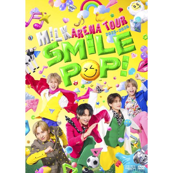 【発売日：2026年07月22日】【Blu-ray / DVD初回限定盤仕様】・ツアー全公演に密着した"Documentary of M!LK ARENA TOUR 2025-2026「SMILE POP!」 "を収録。・特製フォトブックレ...