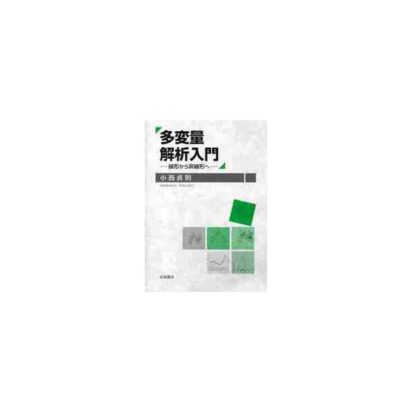 基礎から最先端まで、豊富な実例とともに解説<br>小西　貞則　著岩波書店2010年01月タヘンリヨウ　カイセキ　ニユウモン　センケイ　カラ　ヒセンケイ　エコニシ　サダノリ/