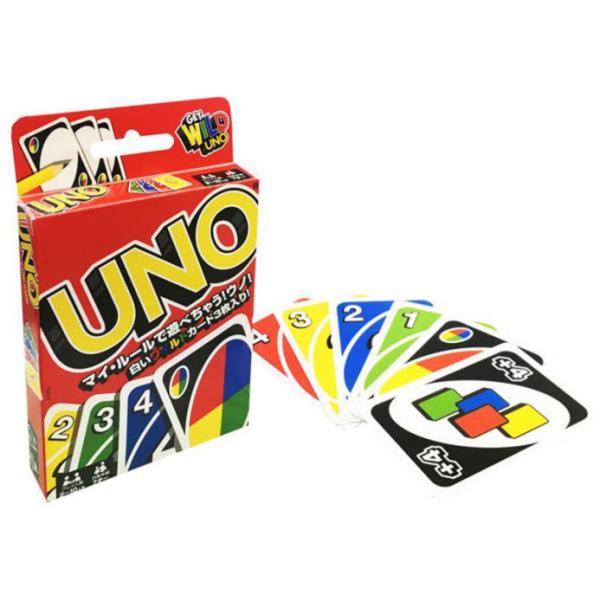 大人気カードゲーム・UNO（ウノ）。<br>好きなルールを自由に作って書き込める「白いワイルドカード」など、<br>カード計112枚（記号カード36枚、数字カード76枚）入り。<br>永岡書店2023年1...