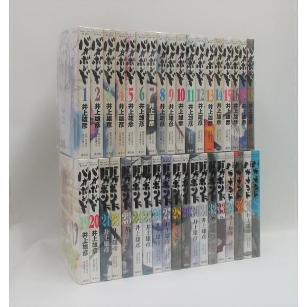 バガボンド　コミック　1-37巻　井上 雄彦 　 吉川 英治　モ-ニングKC　全巻　セット　全巻、表紙アルコール除菌済み巻数によっては、スレ、ヤケ等ございますが、お読みいただくのに支障はございません。 お届けした商品とコメントに大きな相違が...