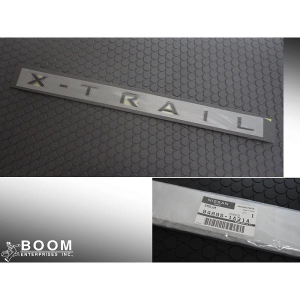NISSAN純正パーツX-TRAIL エンブレム（2025(令和7)年9月〜 エクストレイル ロッククリーク リア用）補修用、他車への流用や加工用などに。 品番:84895-1A31A【※備考】適合確認・流用情報・取付方法に関してのサポート...