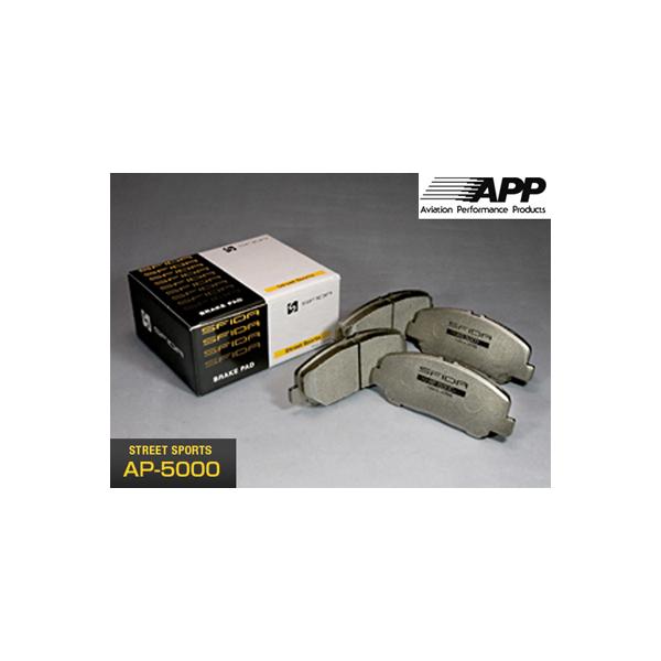 超低価格で手に入る高性能スポーツパット■メーカー：　APP■商 品 名：　SFIDA ブレーキパッド AP-5000■車名：　スバル インプレッサ■型式：　GC8■年式：　98/8〜00/7■グレード ：　WRX-STｉvｅｒ.5/6 リア...
