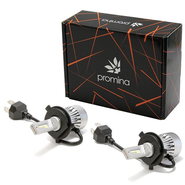 純正ハロゲン球を最新LEDに変更！■メーカー：　promina プロミナ■商 品 名：　LED Conversion Kit■バルブタイプ：　H4■発光色：　HP6000K■光量：　6000lm■品番：　PLX1H4「代引き発送不可」