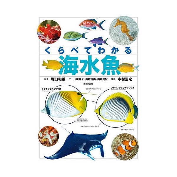 ※商品画像はイメージや仮デザインが含まれている場合があります。帯の有無など実際と異なる場合があります。写真:堀口和重　文:山崎陽子　文:山本晴美出版社:山と溪谷社発売日:2026年07月キーワード:くらべてわかる海水魚堀口和重山崎陽子山本晴...