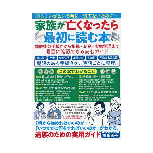 ※商品画像はイメージや仮デザインが含まれている場合があります。帯の有無など実際と異なる場合があります。出版社:インフォメディ発売日:2026年10月キーワード:家族が亡くなったら最初に読む本 かぞくがなくなつたらさいしよによむほん カゾクガ...