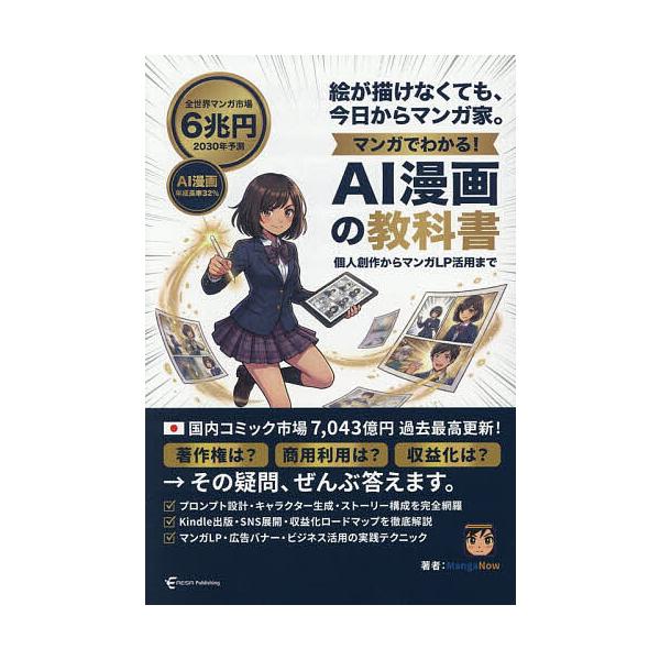 ※商品画像はイメージや仮デザインが含まれている場合があります。帯の有無など実際と異なる場合があります。著:MangaNow出版社:イーリサイーリサパブリッシング発売日:2026年04月キーワード:マンガでわかる！AI漫画の教科書絵が描けなく...
