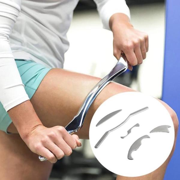 【高品質】：高品質のステンレス鋼で作られ、鏡のような表面に研磨されたマッサージツールは、耐久性があり、滑らかで清潔が簡単です。【全身使用】：顔だけではなく、背中、前腕、首、ふくらはぎ、胸筋など、身体の多くの部位で使用するように設計されていま...