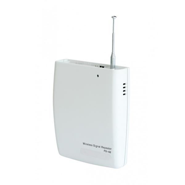 ワイヤレスホームセキュリティ用のリピーターです。無線センサーとコントロールパネルの距離が遠い場合にご利用下さい。