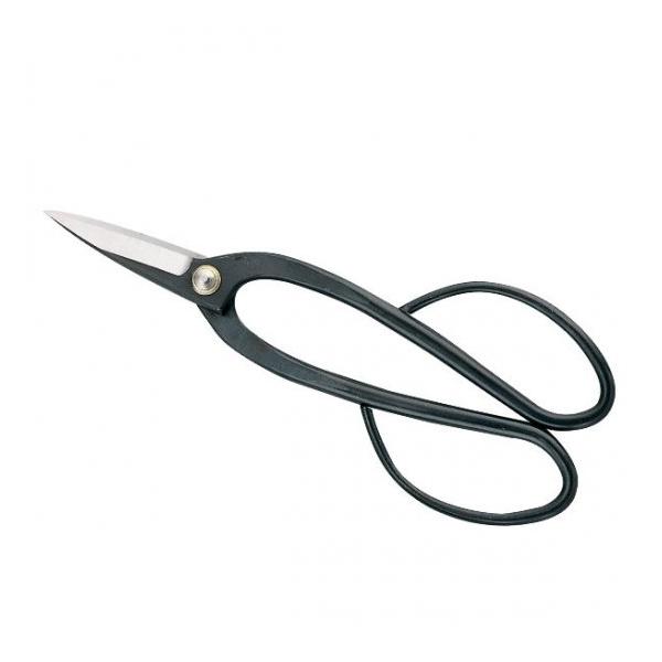 喜久和 道人印足長盆栽鋏 1074/Long handled bonsai scissors万能型の盆栽用鋏です。盆栽の小枝の剪定にお使いください。初心者の方にもおすすめの商品です。全長　約２１０ｍｍ重さ　約１５６ｇ鋼はＳ５８Ｃ鋼を使用安心...