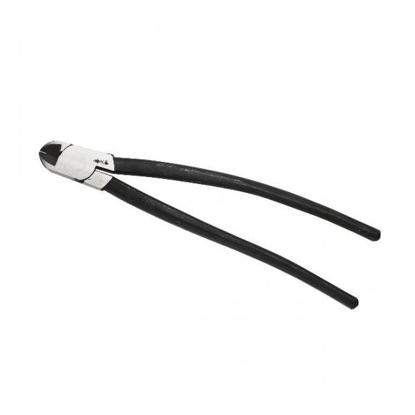 喜久和 本職用針金切 曲/Professional wire cutter curved handle状来の本職用針金切に持ち手をカーブさせたタイプになります。切断能力　アルミ線６ｍｍまで銅線＃８まで全長　約２１０ｍｍ重さ　約２８１ｇ日本製