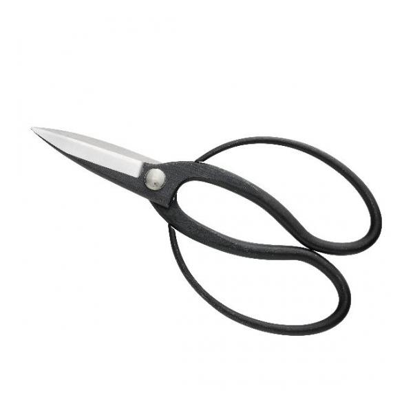 喜久和 本職用青紙刃長木鋏 2081/Professional long bladed garden shears aogami新潟三条の職人さんが作った逸品です。安来青紙鋼を使った長刃型の万能タイプの鋏です。全長　約２１０ｍｍ重さ　約２２...