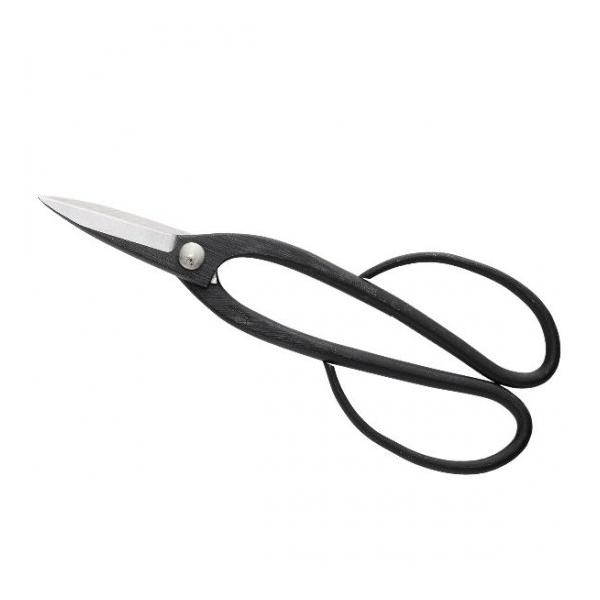 喜久和 本職用青紙足長盆栽鋏 2083/Professional long handled bonsai scissors aogami新潟三条の職人さんが作った逸品です。安来青紙鋼を使用した万能タイプの鋏です。奥まったところの剪定にも便利...