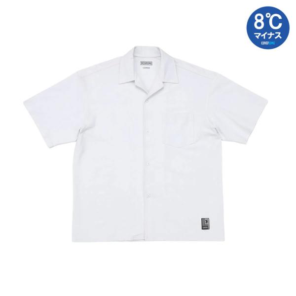 CHROME クローム LSC SHIRT WIDE FIT OG LOGO ライムストーン ケーブ シャツ オリジナル ロゴ WHITE JP280WH LSC SHIRT WIDE FIT OG LOGO（ライムストーン ケーブ シャツ...