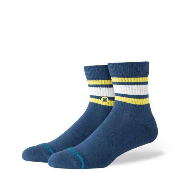 STANCE スタンス BOYD QTR ボイド クオーター DEEP TEAL A356A23BOY-DPT スタンスオリジナルの3本ライン、人気のボイドソックスから足元をすっきり魅せるクオーター丈が登場。上質のコームドコットンを使用し、...