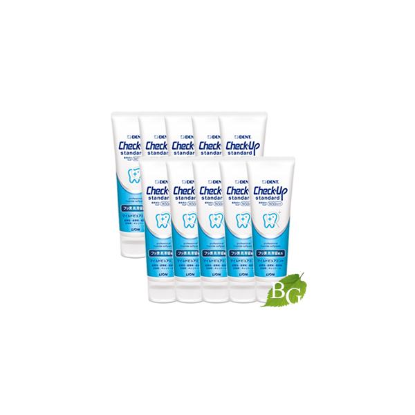 商品名:ライオン DENT. デント Check-up standard チェックアップ スタンダード (マイルドピュアミント)セット内容:135g×10本メーカー:ライオン株式会社生産国:日本製商品区分:ダイエット、健康 > オーラ...